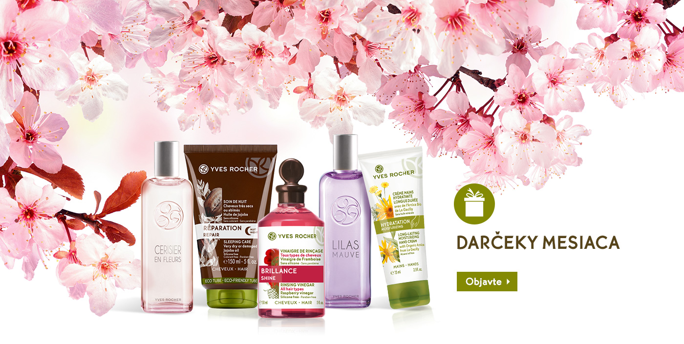 Yves Rocher, internetový predaj kozmetických výrobkov na tvár a telo ...